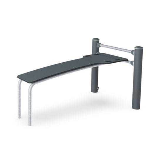 Outdoor sit-up bench - FPW203 - KOMPAN