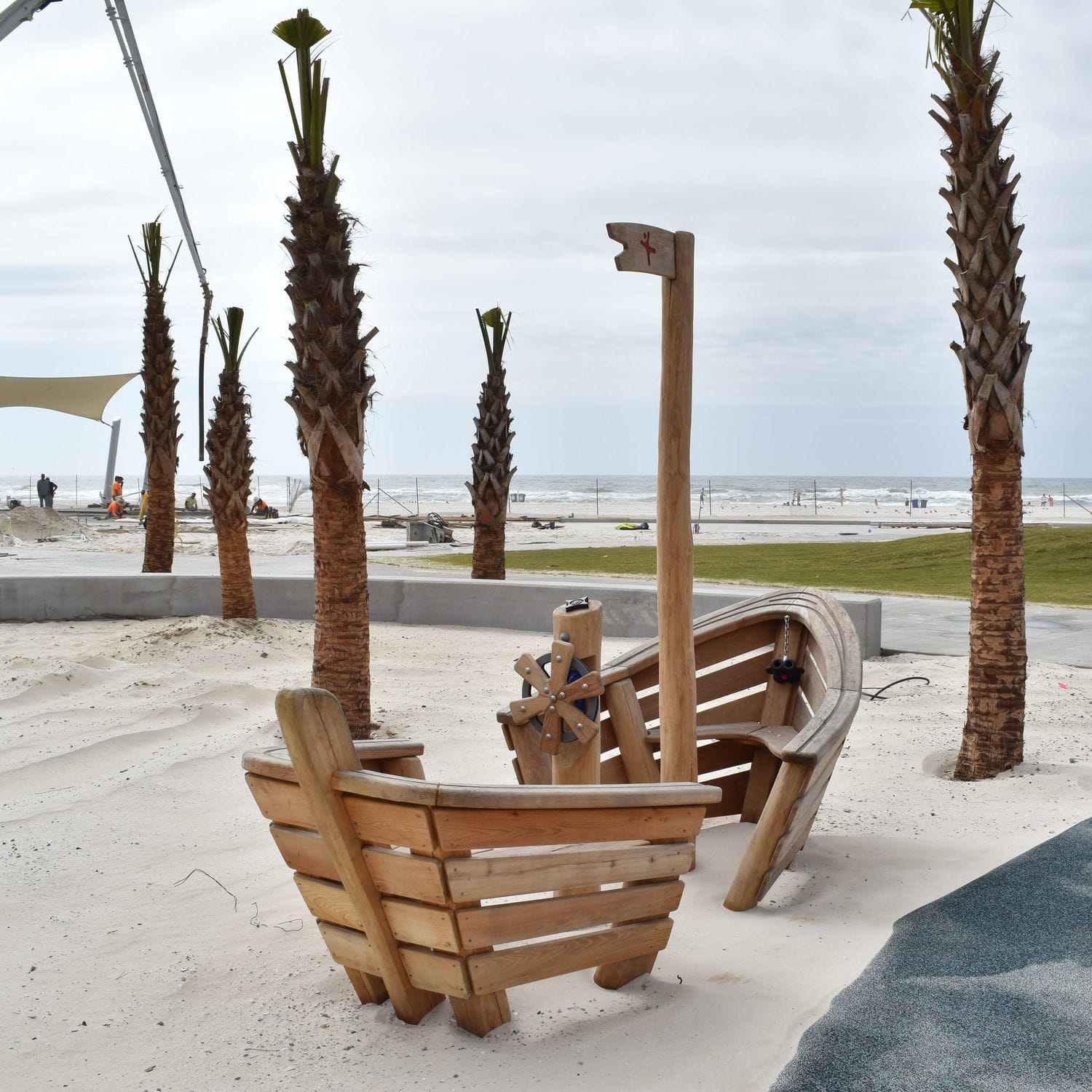 Playground structure - NRO520 - KOMPAN - wooden