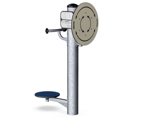 Outdoor fitness apparatus - KPX220 - KOMPAN - for public space