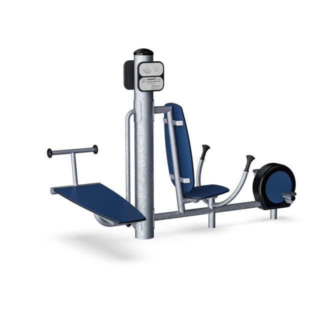 Senior fitness apparatus - KPX222 - KOMPAN - outdoor / for public space