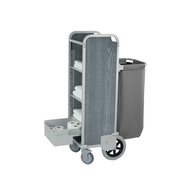 Housekeeping trolley - 14009 - FAS - for hotel / metal / laminate
