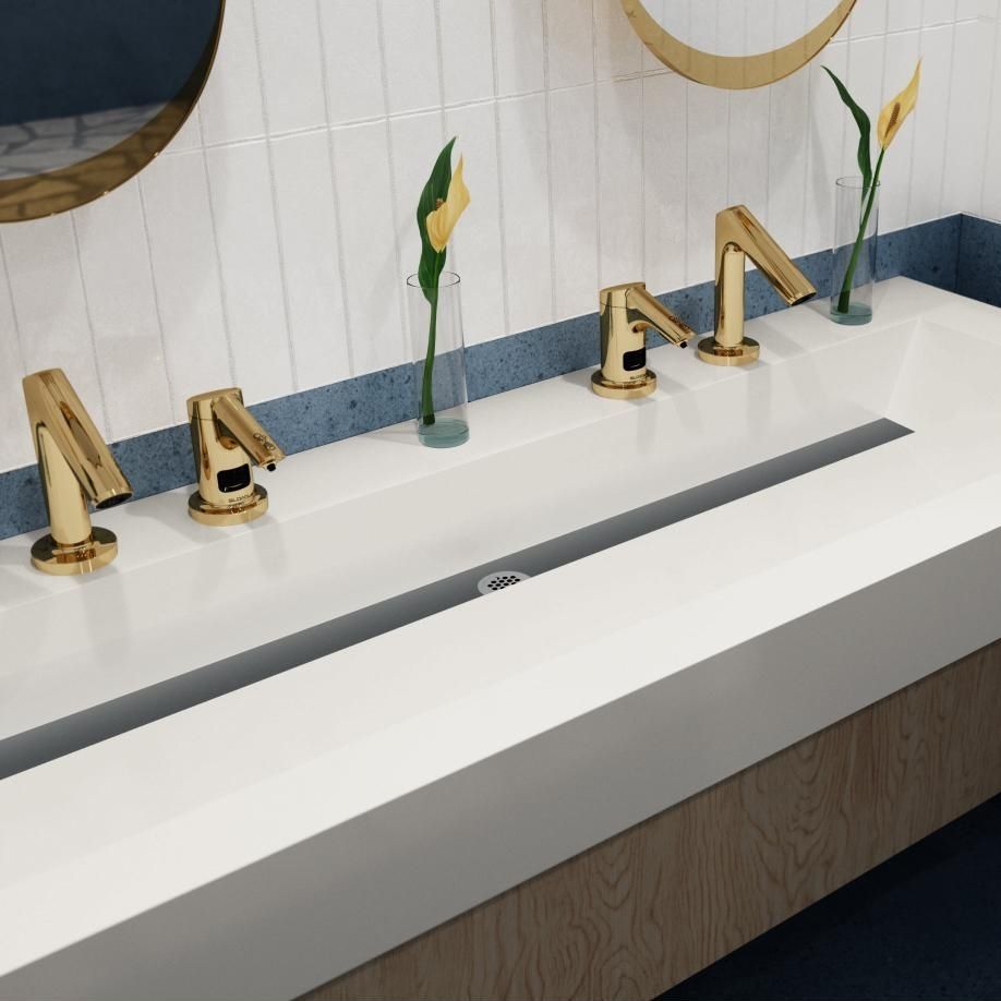 Washbasin mixer tap - BASYS® - Sloan - wall-mounted / countertop / metal