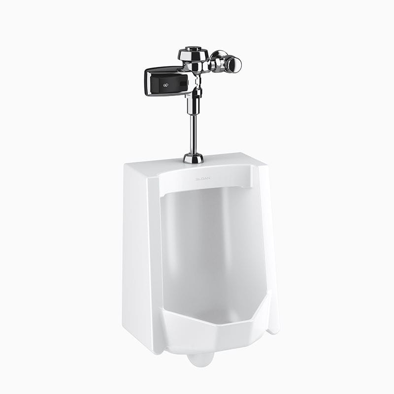 Porcelain urinal - Royal® - Sloan - stainless steel / wall-mounted ...