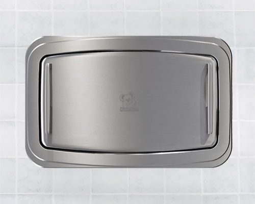 Stainless steel diaper changing station - KB310-SSWM - Bobrick Washroom ...
