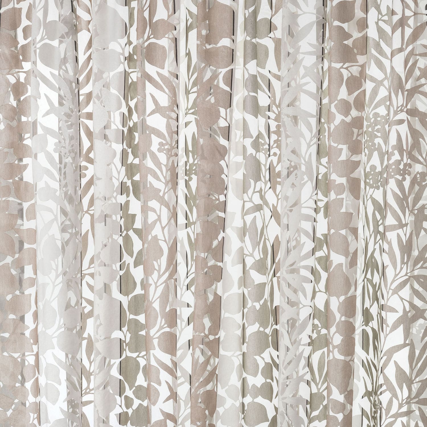 Floral pattern sheer curtain fabric - LIPARI - SIMTA S.p.A. - polyester ...