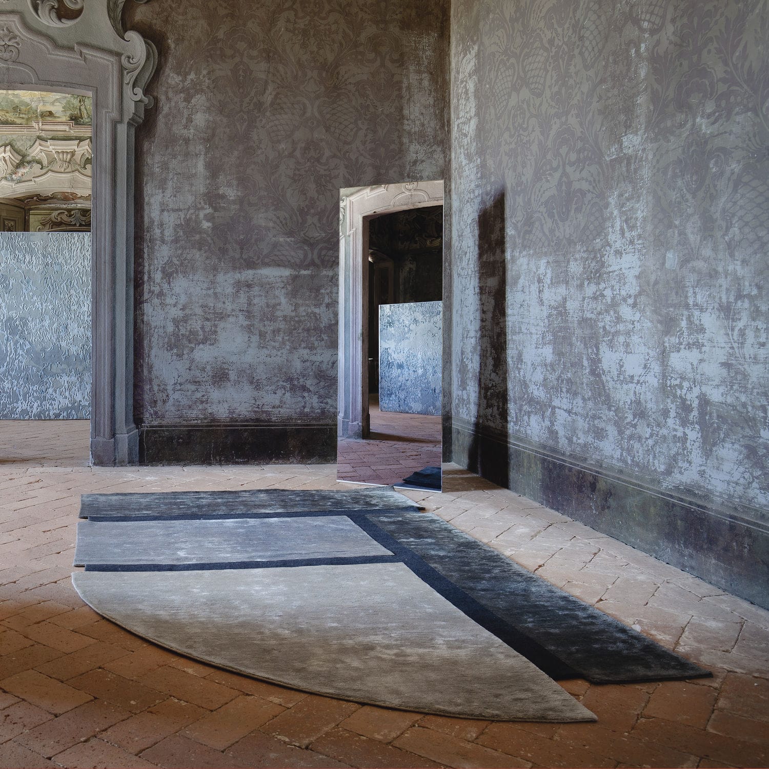 Contemporary rug - PEPE NERO - Sirecom Tappeti - geometric / bamboo ...