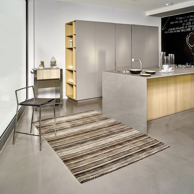 Contemporary rug - HANDLOOM - SITAP Società Italiana Tappeti - striped ...