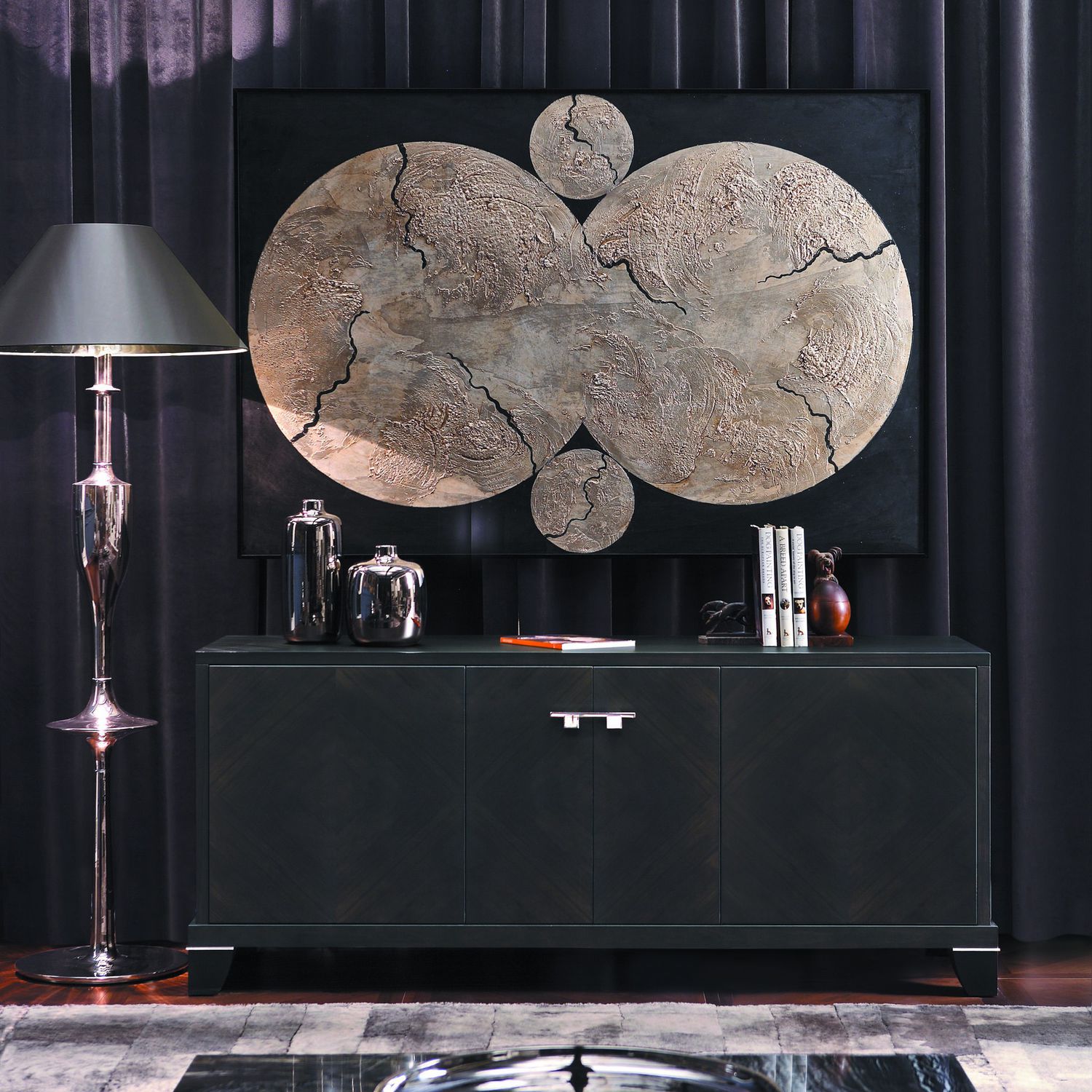 Wall-mounted decorative panel - MASTER: MAP - SMANIA - wood / textured