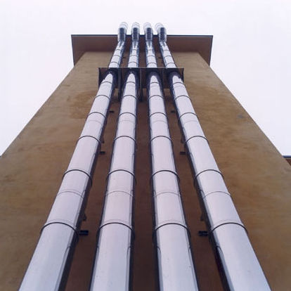 Stainless steel smoke flue - INOXSABIANA 25 - Sabiana - copper ...