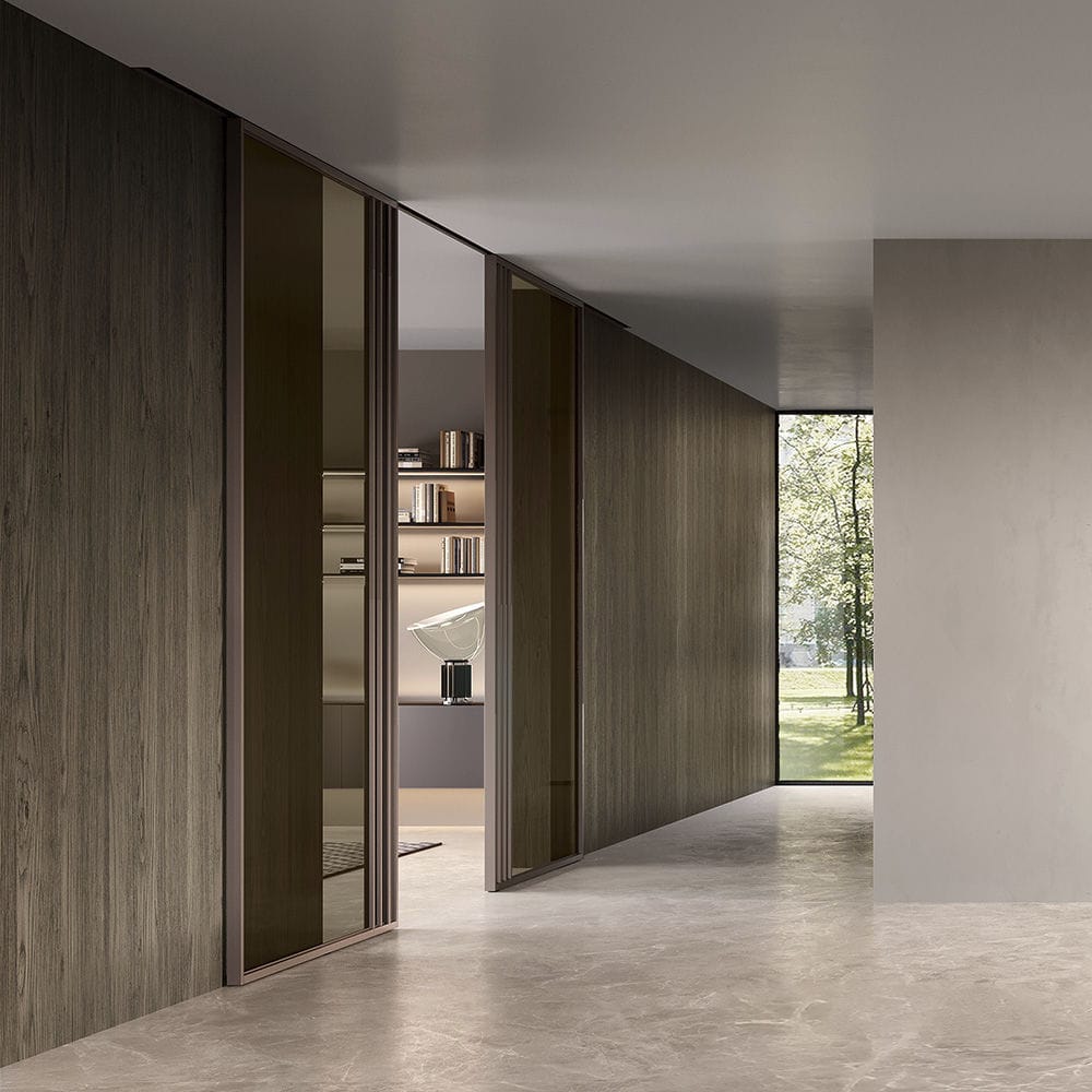 Interior door - VOLTA TIP I30 BRONZE - BARAUSSE - security glass ...