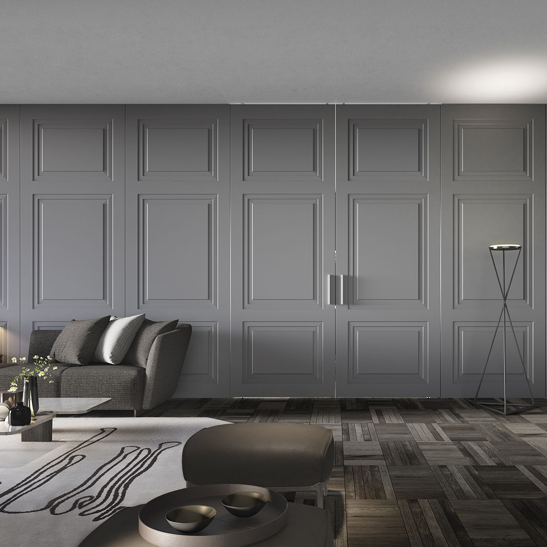 Wood cover paneling - COLONIAL 23G - BARAUSSE - wall-mounted / for ...