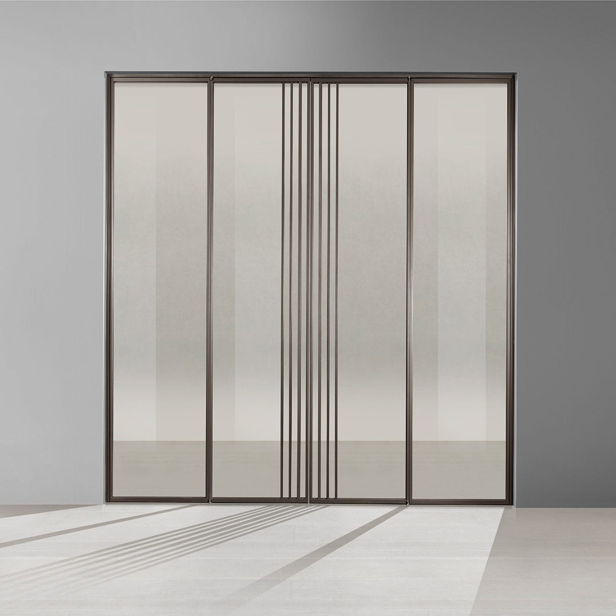 Interior door - CARBON TIP I30 - BARAUSSE - glass / swing / contemporary