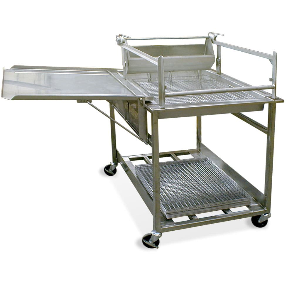 Doughnut glazing prep table - HG24EZ - ADAMATIC - stainless steel / on ...