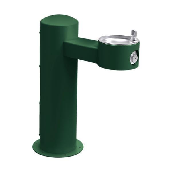 Outdoor drinking fountain - LK4410 - Elkay - steel / for public space