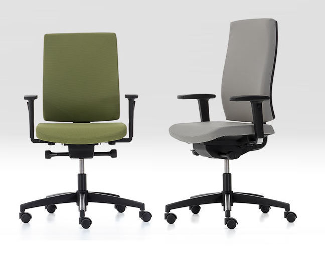 Contemporary office chair - MIA - Nurus - fabric / on casters / commercial