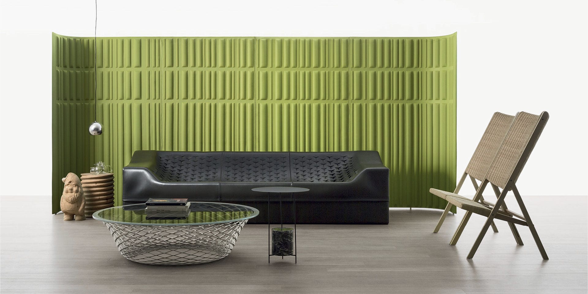 Contemporary screen - ISLANDS - Citterio - fabric / commercial / modular