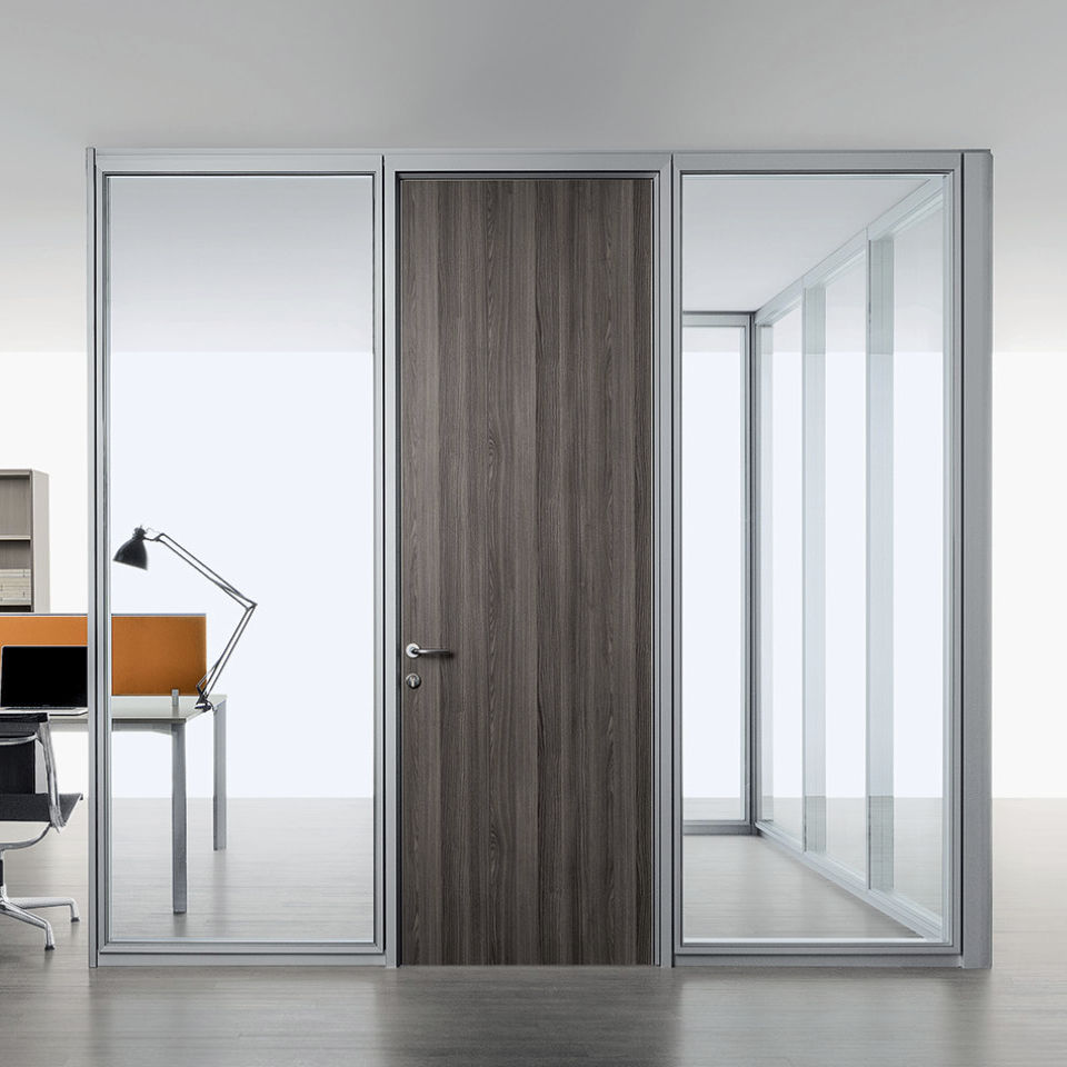 Removable partition - SEALED - Citterio - glazed / commercial