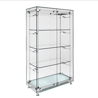 Contemporary display case - SSG003.1000I - Shopkit - glass ...
