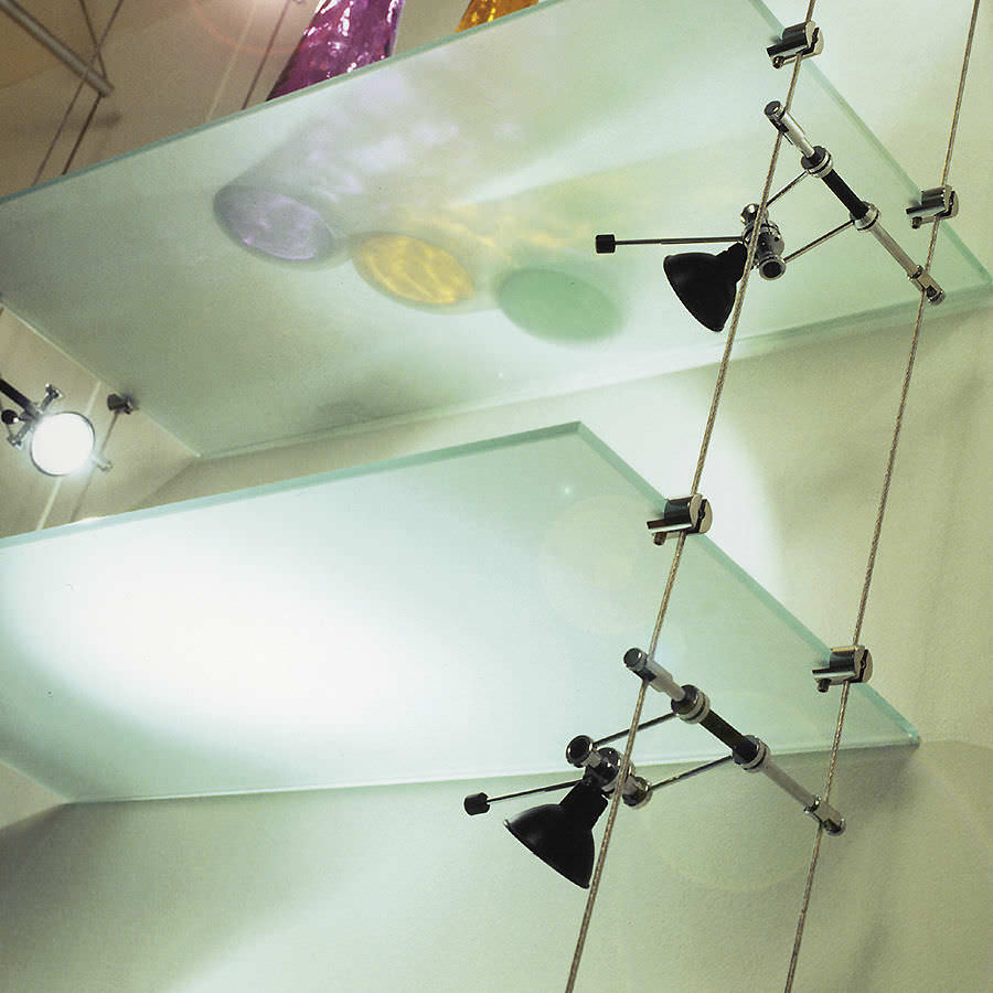 Halogen cable lighting - TZ.5 - Shopkit - round / metal / indoor