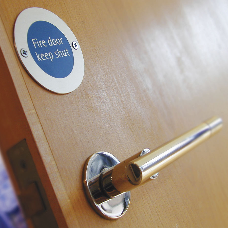 Stainless steel door pictogram - MDP - Shopkit - indoor / outdoor