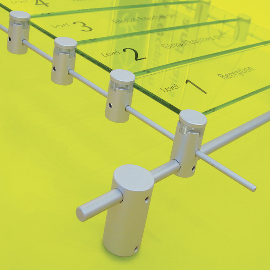 Wall-mounted signage plate - STANGENSYSTEM ROD A-E - Shopkit - fixed ...