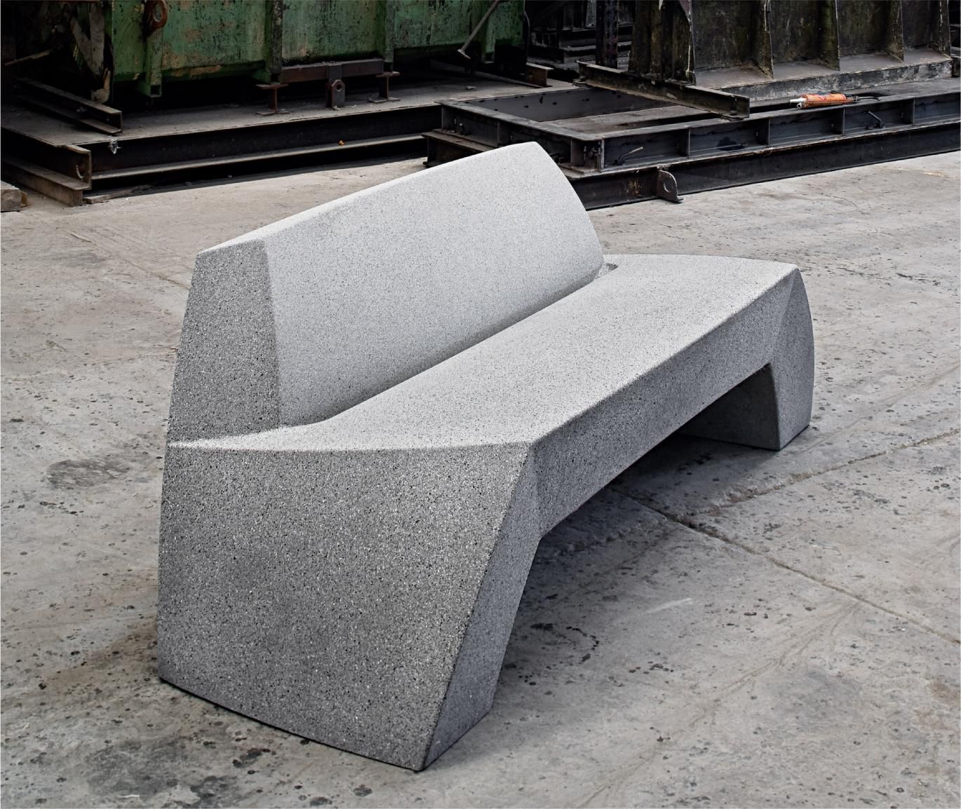 Design public bench - BILBAO - Escofet - steel / stainless steel ...