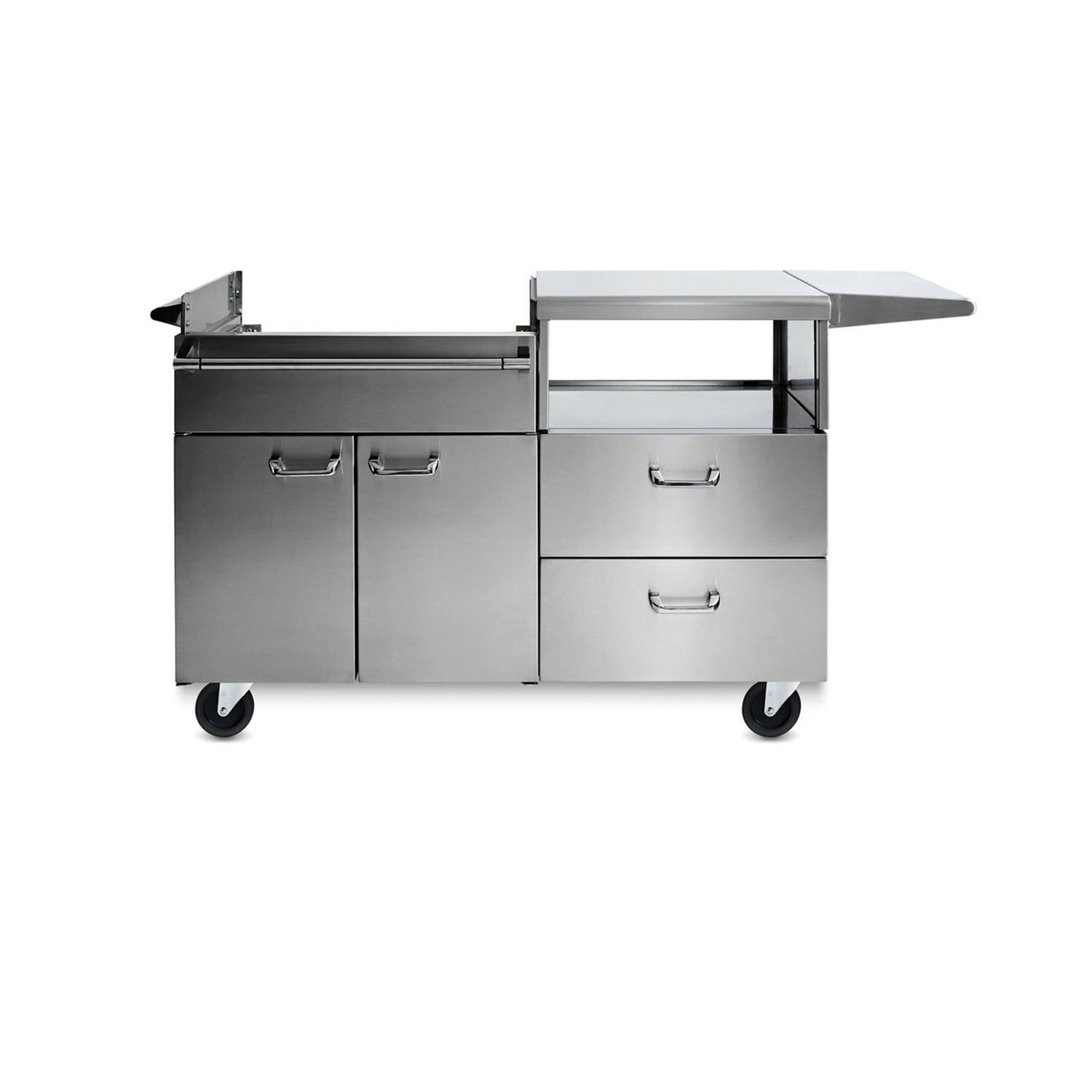 Contemporary kitchen - LMKC54 - LYNX - stainless steel / compact / gray
