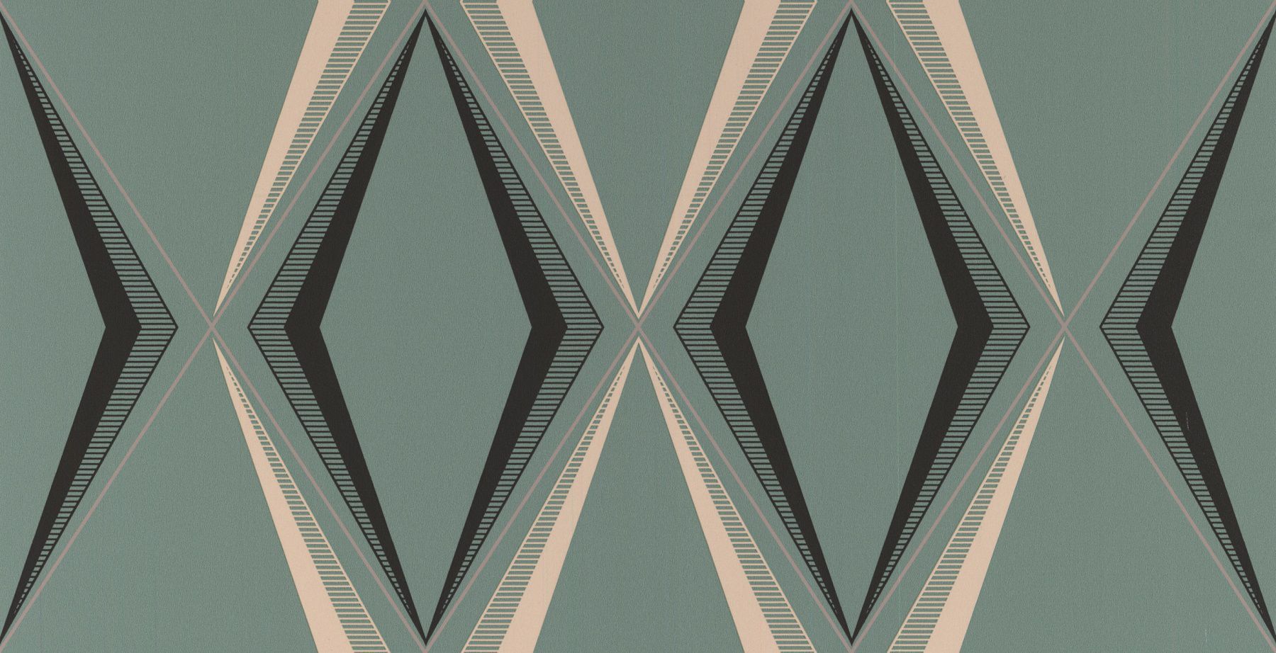 Vintage Diamond Pattern Wallpaper