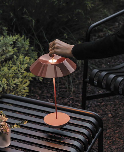 Table lamp - Mayfair Mini - VIBIA LIGHTING - steel / polycarbonate / PMMA