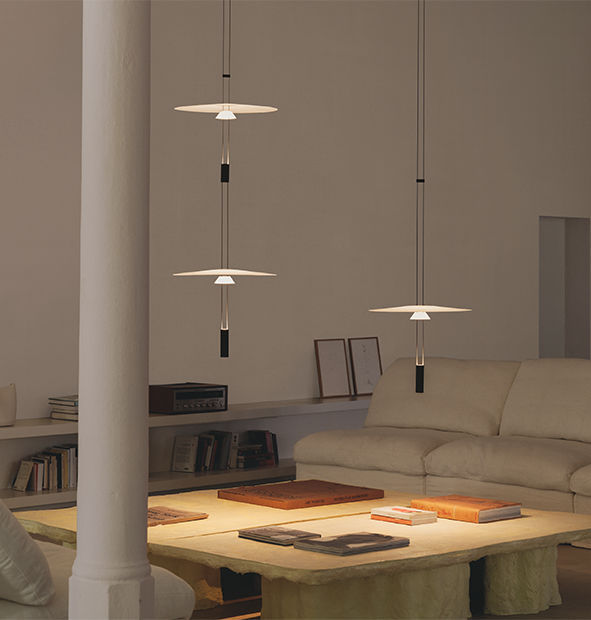 Pendant lamp - Flamingo Mini - VIBIA LIGHTING - aluminum ...