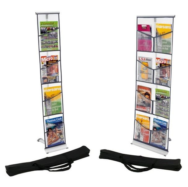Self-supporting brochures rack - 215306N - EDIMETA - aluminum / for shop