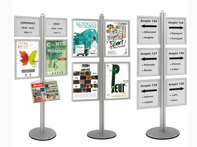 Indoor display panel - 214150 - EDIMETA - aluminum