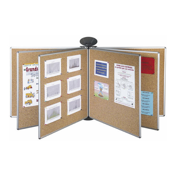 Flipchart wall bracket - 600249 - EDIMETA - with flip-book display pockets