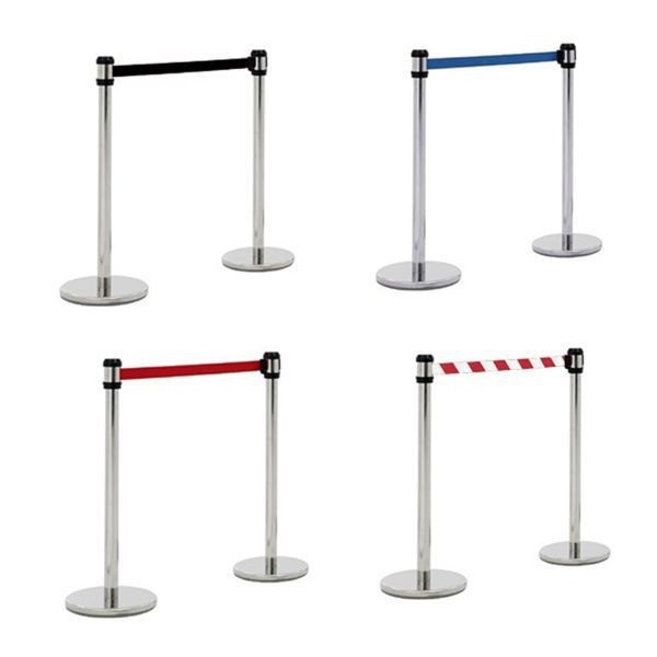 Guidance barrier with retractable strap - PGE200 series - EDIMETA