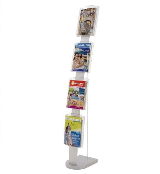 Floor-standing brochures rack - 216401 - EDIMETA - aluminum / for shop