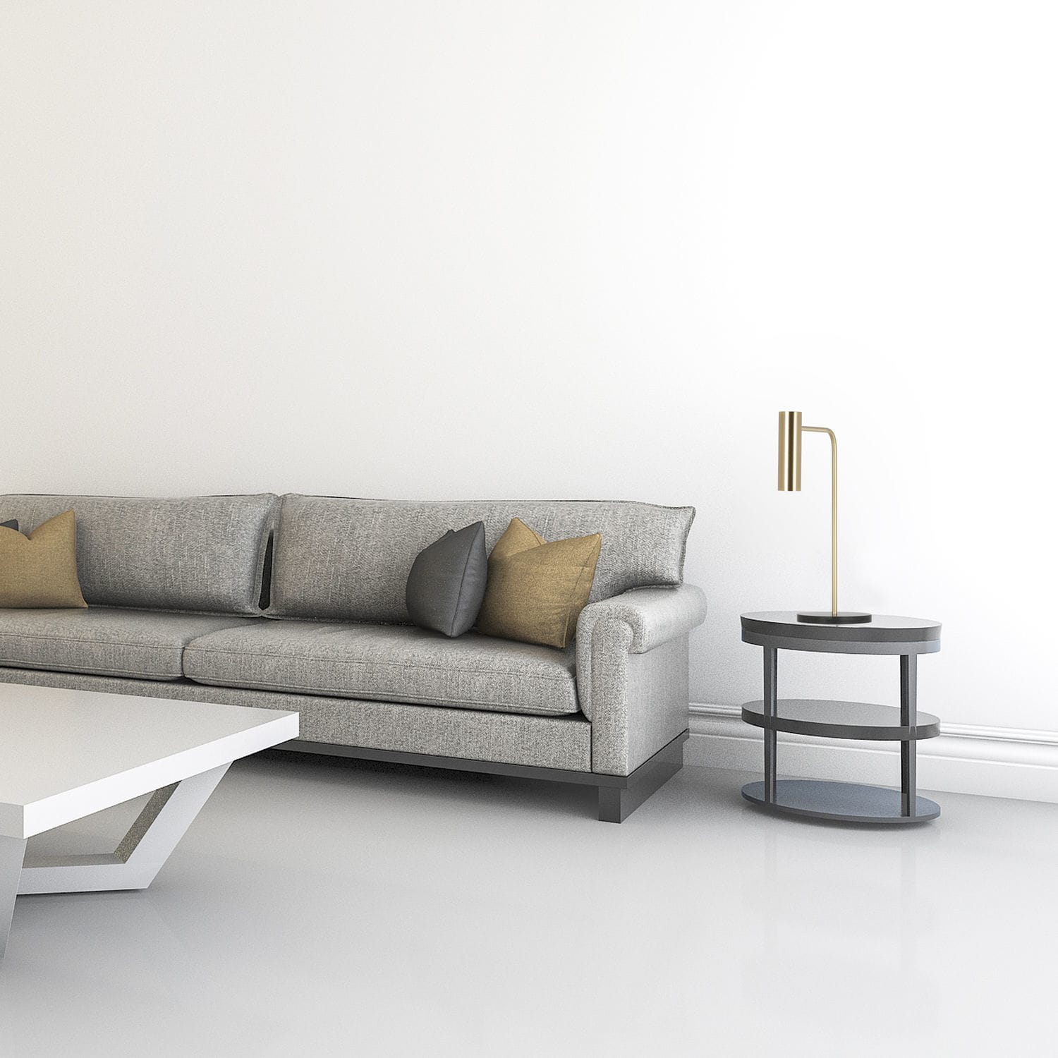 Table lamp - Gaia SM - Home Switch Home - Thawaru - brass / marble ...