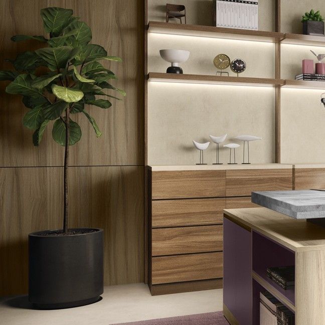 Interior decorative panel - INNOVUS MF - SONAE ARAUCO - wall / for door ...