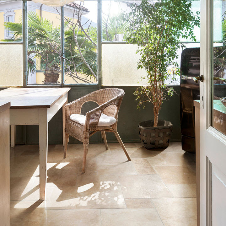 Porcelain stoneware tile - TRAVERTINE - CUPA STONE - indoor / outdoor ...