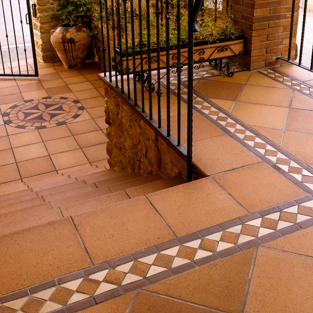 Ceramic border tile - NATURAL - TERRAKLINKER - GRES DE BREDA - for floors