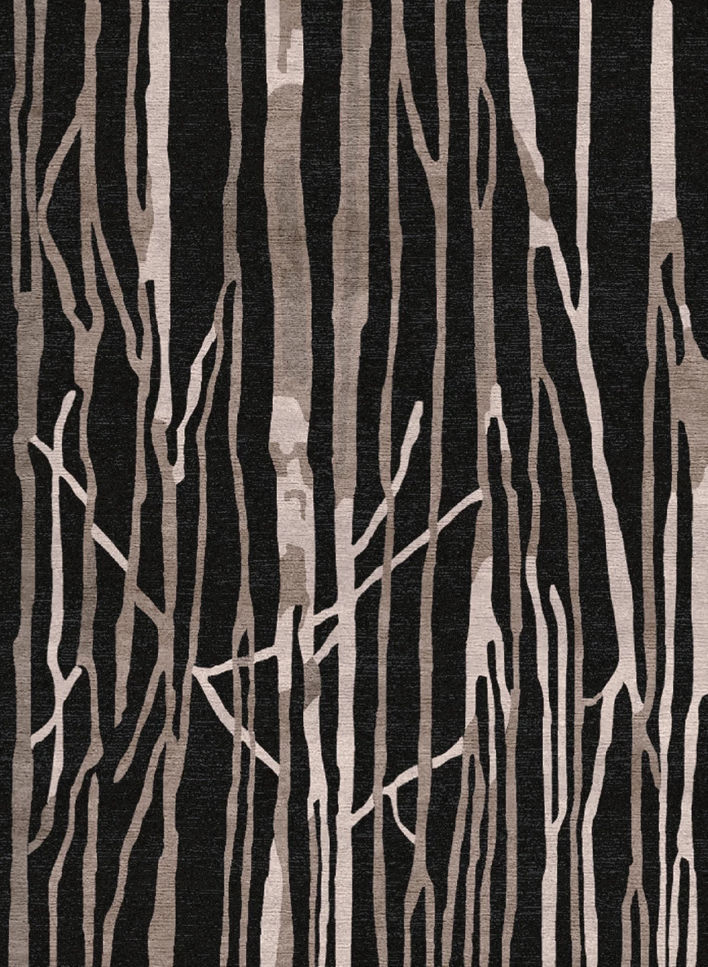 Contemporary rug - S-NEMO - TISCA ITALIA - patterned / wool / viscose