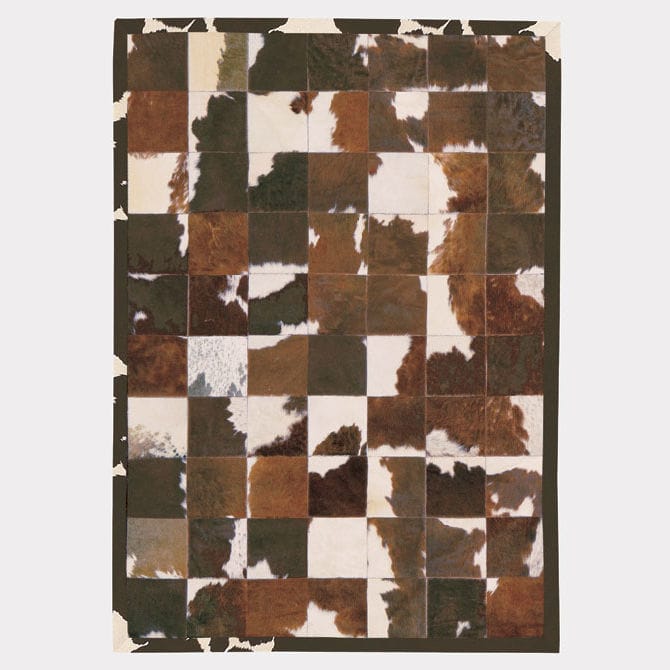 Contemporary rug - COW PATCH - TISCA ITALIA - animal skin / patchwork ...