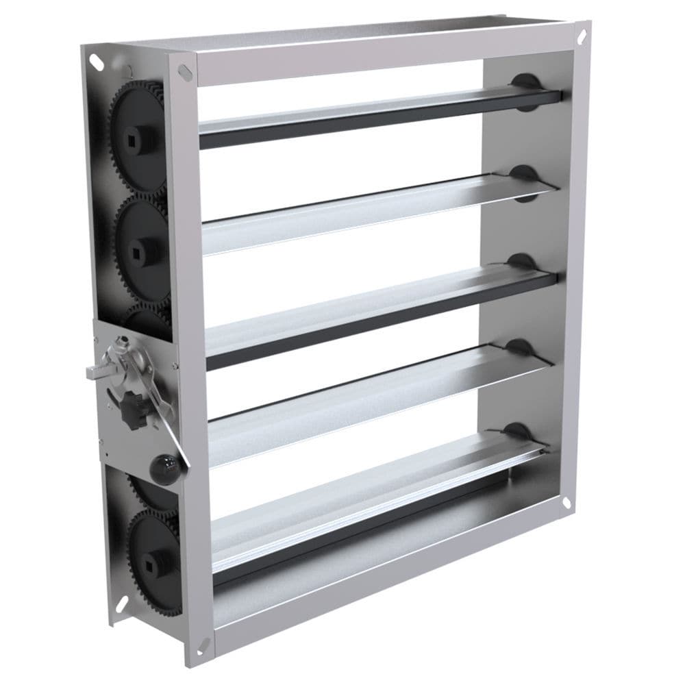 Galvanised steel ventilation damper - KA100 - GRADA International ...