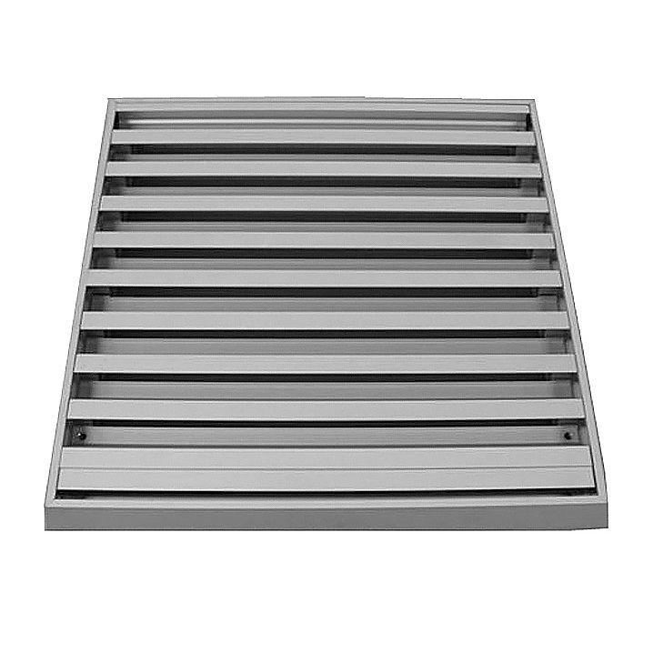 Aluminum ventilation grill - WO331 - GRADA International - square ...