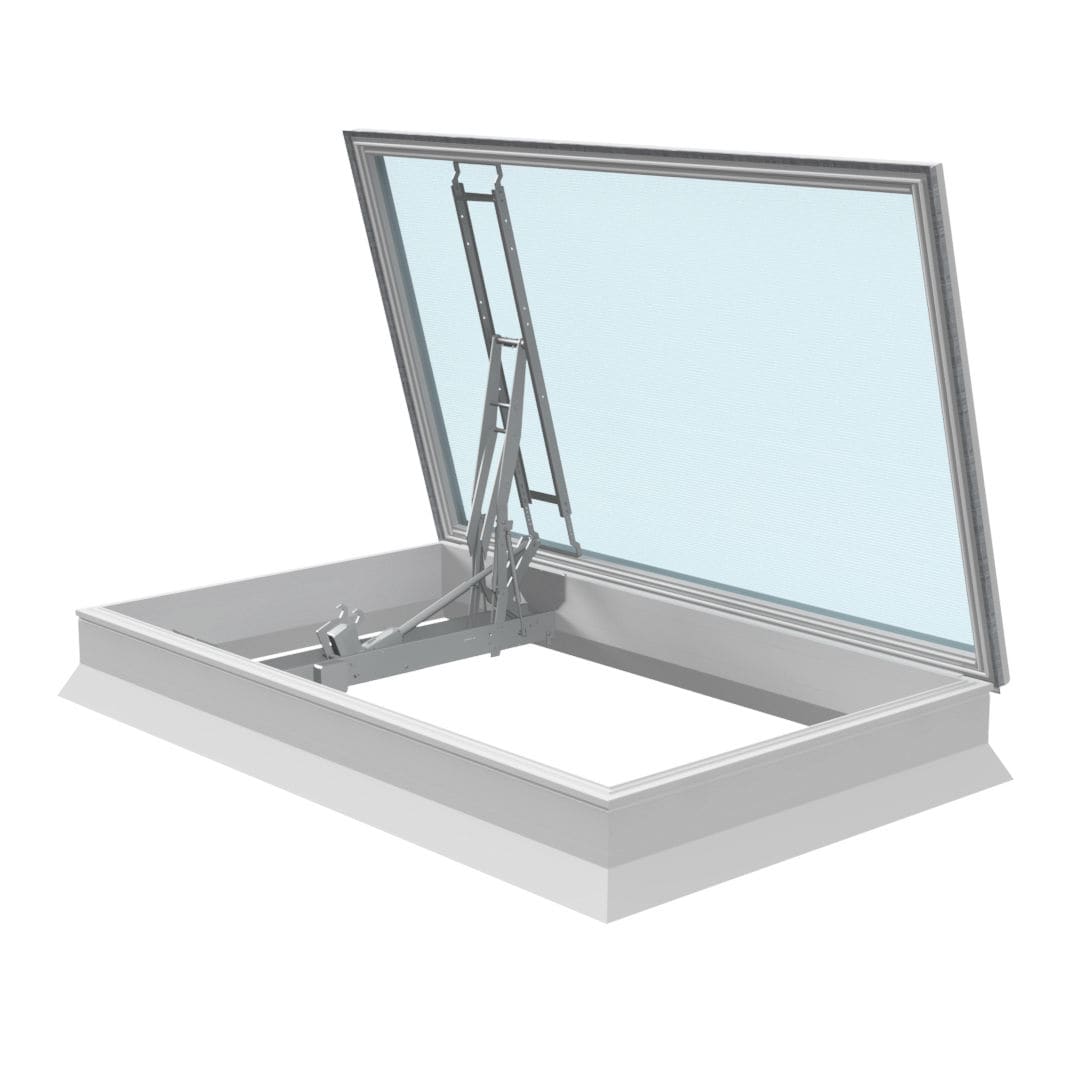 Aluminum smoke vent - MCR ULTRATHERM - Mercor - PVC / for roof