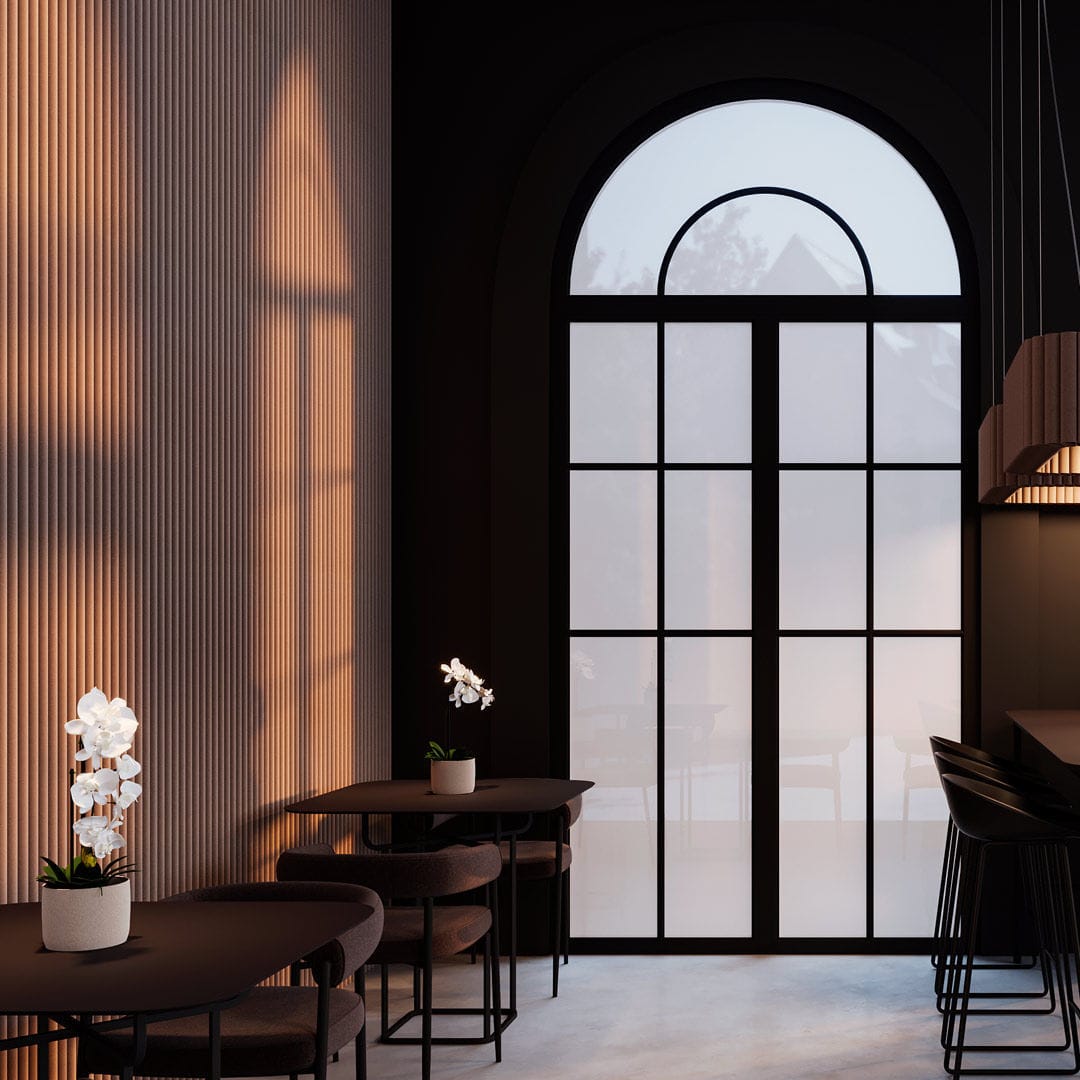 Acoustic wall panel - Wave Infinity - Hey Sign - felt / rectangular / brown