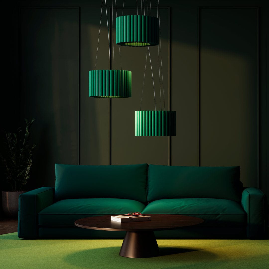 Hanging light fixture - Wave - Hey Sign - LED / round / square