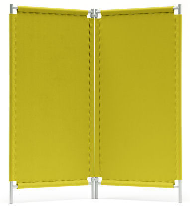 Contemporary screen - PLAIN - Hey Sign - metal / felt