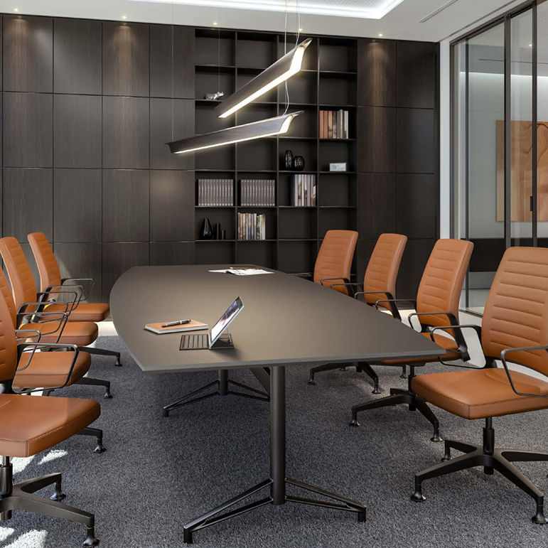 Contemporary boardroom table - FASCINO-2 - Interstuhl Büromöbel GmbH ...