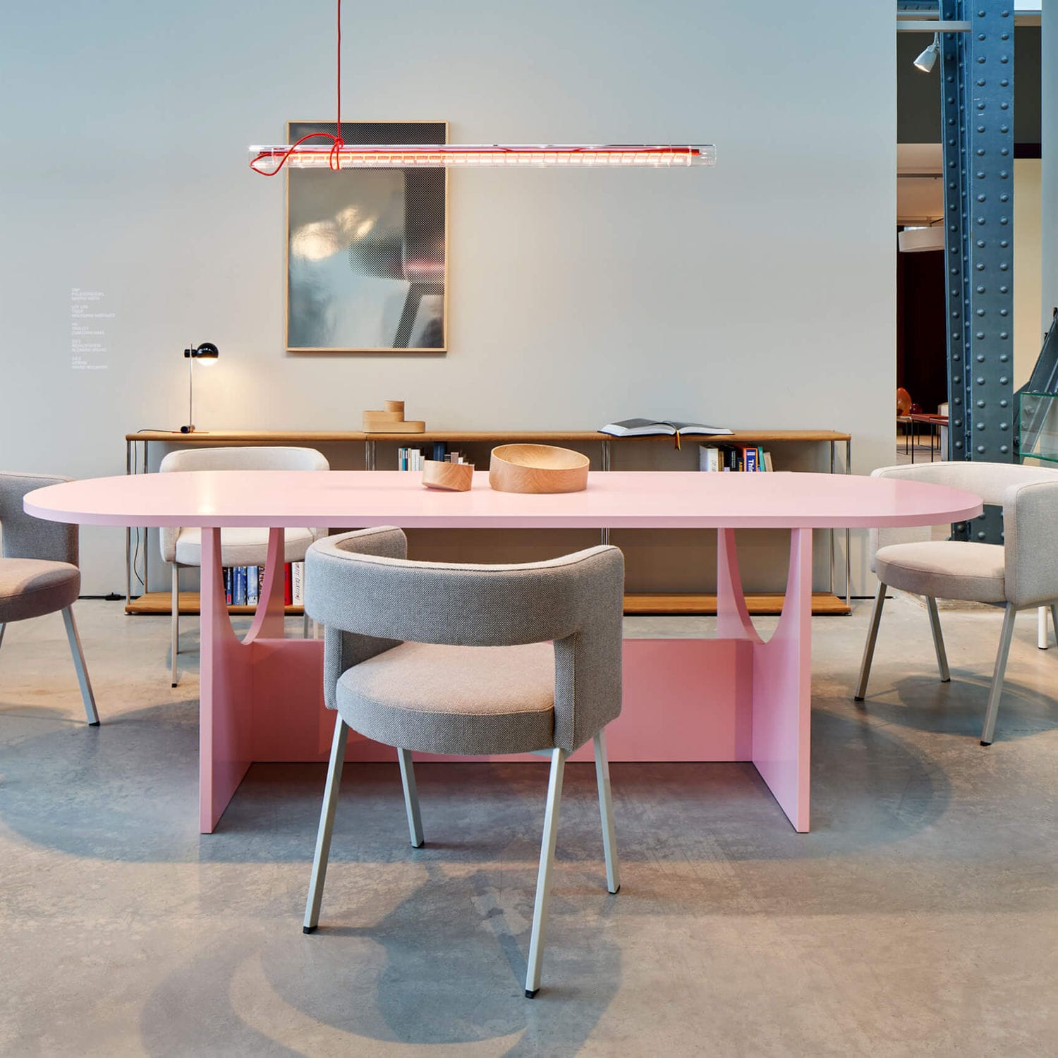 Contemporary table - LOT LITE - Tecta - oak / ash / MDF