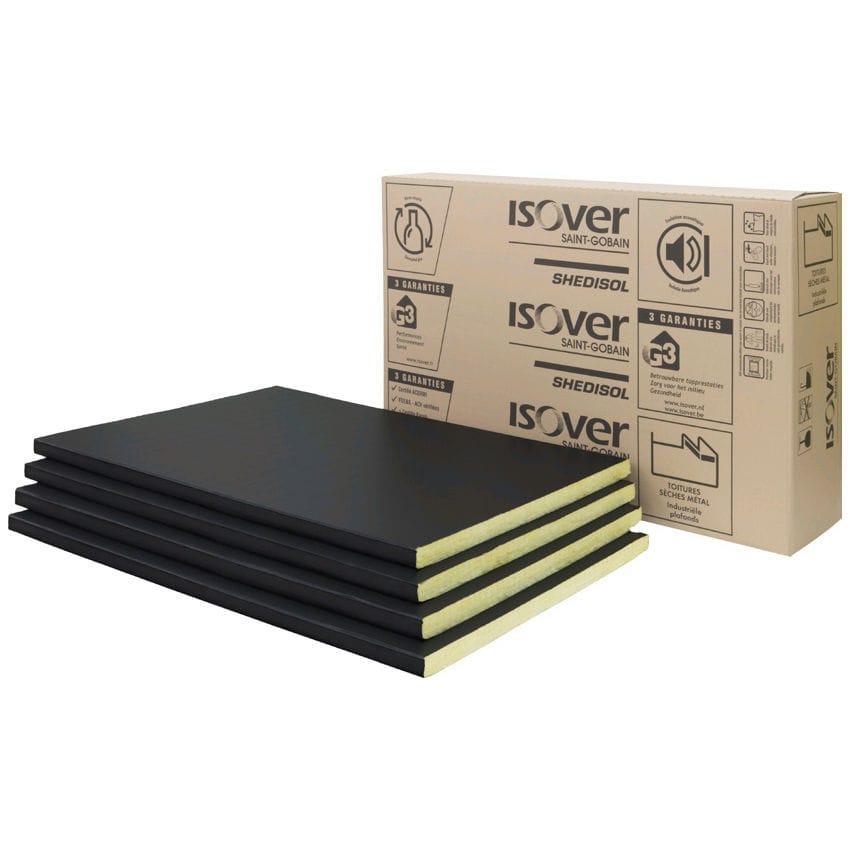 Thermal insulation - Shedisol Décor - ISOVER SAINT-GOBAIN - glass wool ...